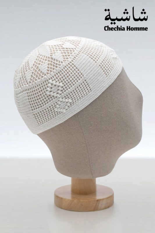 Chéchia blanche Réf : 14